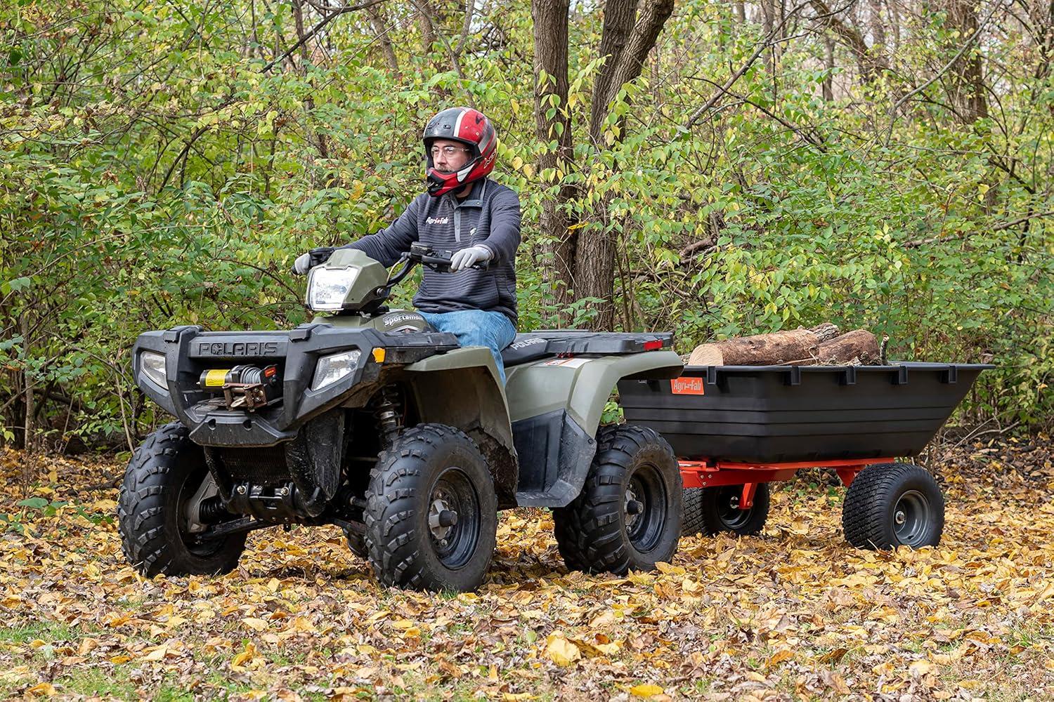 Agri-Fab Inc 350-Pound Steel Tow Behind Dump Cart, 10-Cubic Feet ...